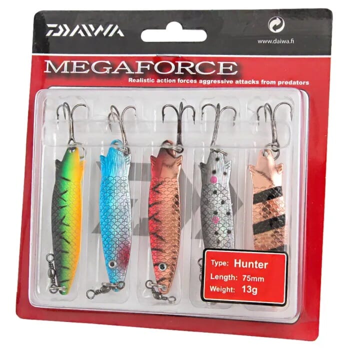 Daiwa Megaforce Hunter Lure Kit 5pk - NORSK FLETTERI AS